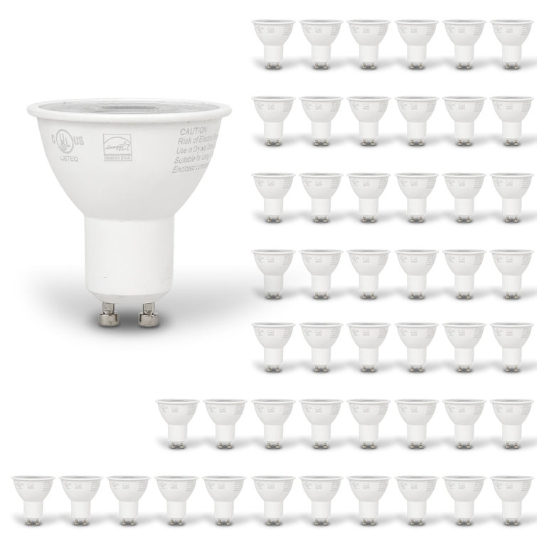 QPLUS 50 Watt Equivalent MR16 GU10/Bi-pin Dimmable 5000K LED Bulb | Wayfair